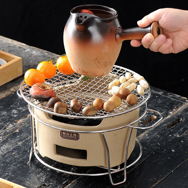 围炉煮茶室内家用器具全套烧烤炉烤火炉子碳炉炭炉烤茶套装