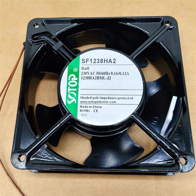 全新SOTOP SF1238HA2 230VAC 1238HA2BML-JJ 0.16/0.12A 散热风扇