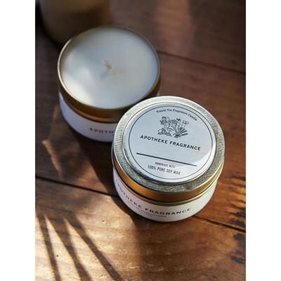 日本Apotheke Fragrance手工香薰蜡烛APFR大豆蜡烛旅行锡罐香氛