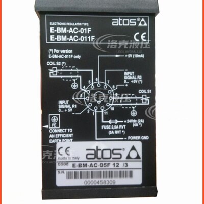 ATOS意大利放大器阿托斯E-BM-AC-011F/12/3 E-BM-AS-PS-05H放大板