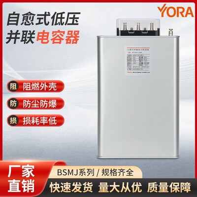 浙江佑朗BSMJ0.25/0.45-20/25/30-3/YN自愈式并联电力电容器450V