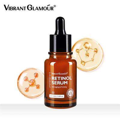 Retinol Facial Serum 30ml 玻璃瓶装亮肤精华液【爆】