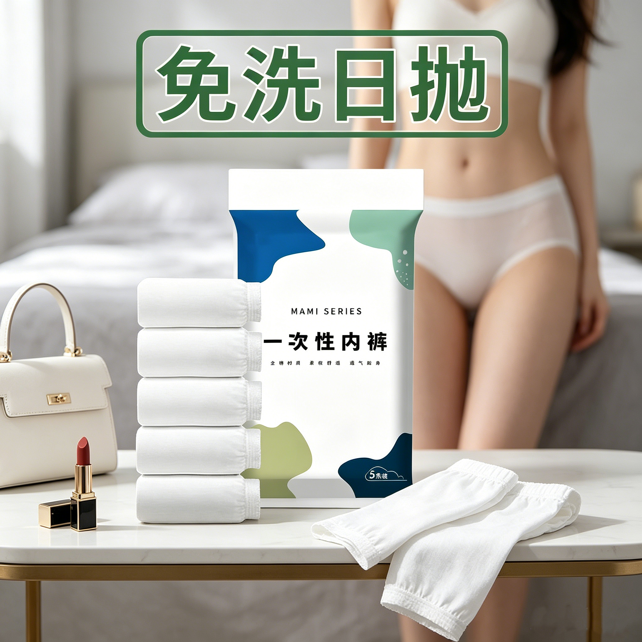 一次性内裤女款无菌独立包装做月子产后孕妇桑拿日抛免洗短裤差旅
