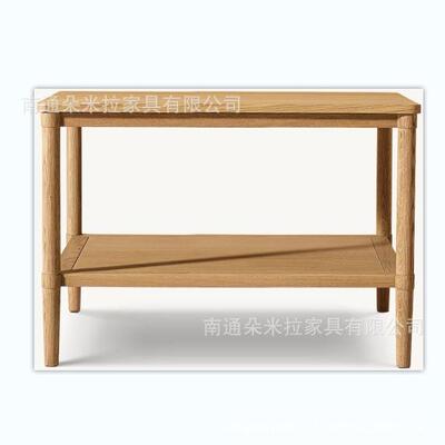 RH美式乡村别墅房实木茶几高端豪华美式咖啡桌