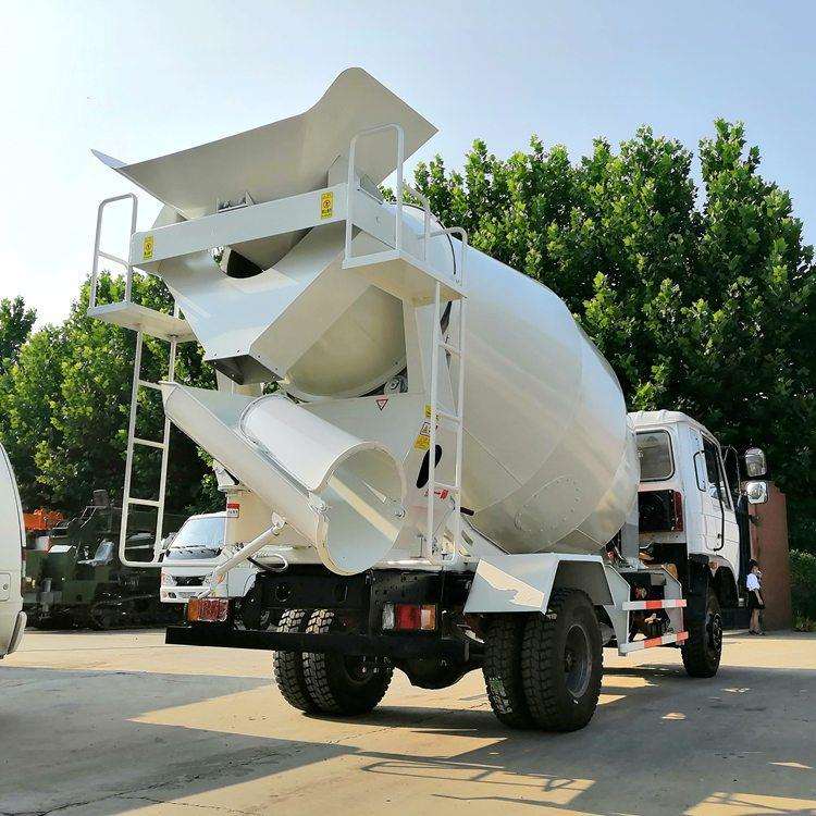 工程搅拌车 东风单桥水泥散装搅拌罐车 6方混凝土搅拌车型号