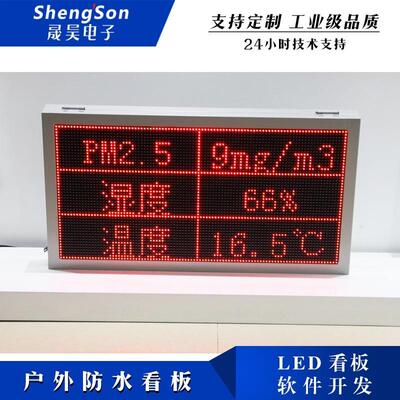 P10户外防水全密封箱体3x3二次开发LED显示屏modbusRTU485TCP对接