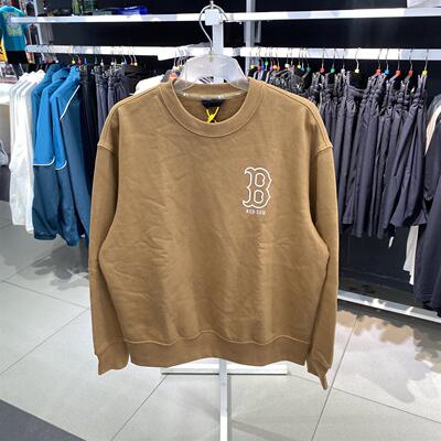 MLB男女情侣棉质舒适百搭时尚潮流简约运动休闲毛圈卫衣3AMTB9744