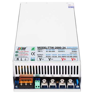 100-240VAC功率因数校正PFC功能DC370V375V380V1800W2000W电源
