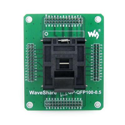 QFP100 TQFP100 IC51-1004-809 通用测试座 带排针 引脚间距0.5mm