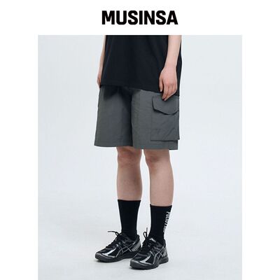 POLLUTION AUTOMAN 短裤 茶色韩国官网直邮进口MUSINSA