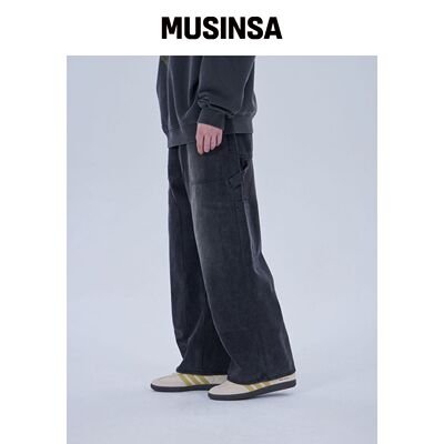 DYSFUNCT 双膝水洗牛仔裤（黑色） MUSINSA韩国直邮官方正品