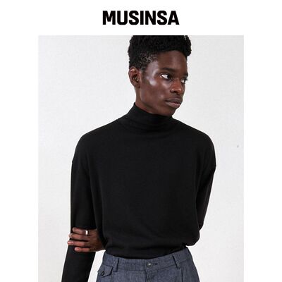 TRIP LE SENS 婴儿高领针织_VLACK MUSINSA韩国官网直邮进口