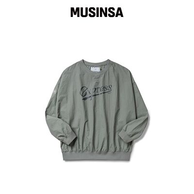EXPRESSHOLIDAY 正宗尼龙套头衫_灰色 MUSINSA韩国官网直邮进口