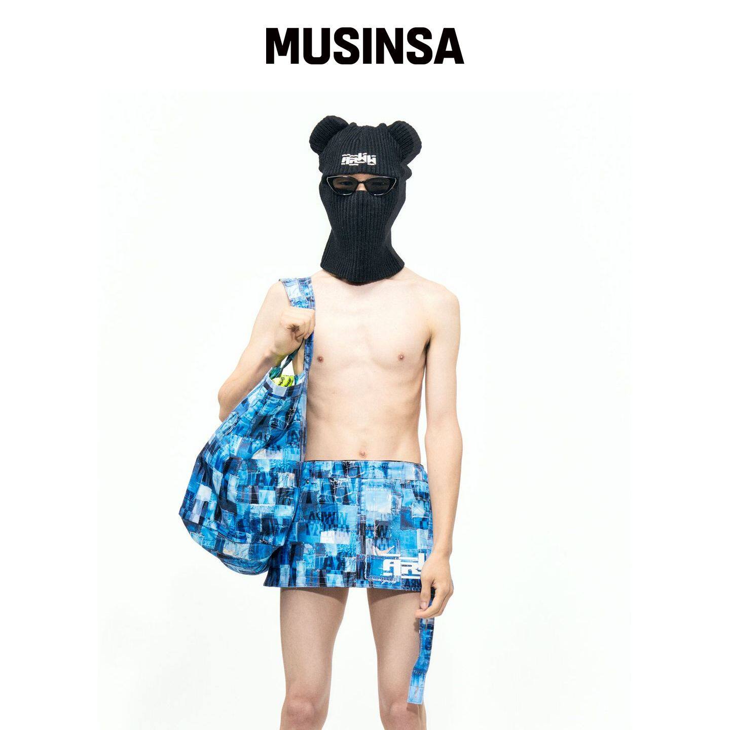 AIFERUNWAY 投影仪牛仔腰包韩国官网直邮进口MUSINSA