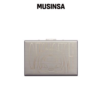 LUVISTRUE LUVISTRUE X YENA 钢质钱包（银色） 韩国官网直邮进口
