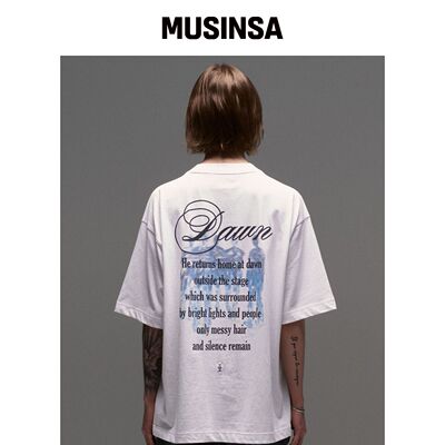 MURRA 渐变T恤 _ WHITE韩国官网直邮进口MUSINSA