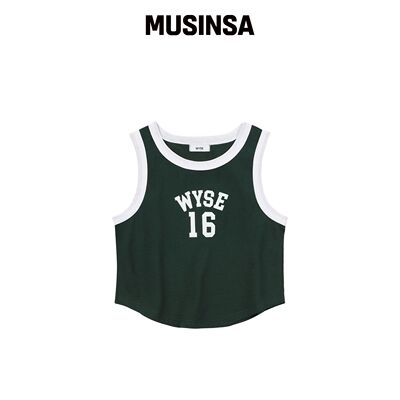 WYSE SIXTEEN组合短款背心 (绿色) MUSINSA韩国官网直邮进口