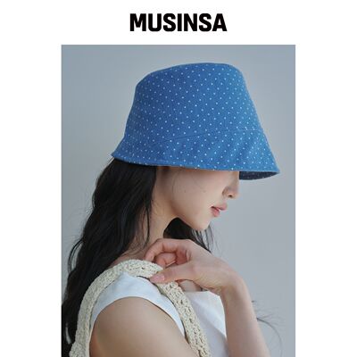 ALLINCOMPLETE 波点牛仔布渔夫帽韩国官网直邮进口MUSINSA