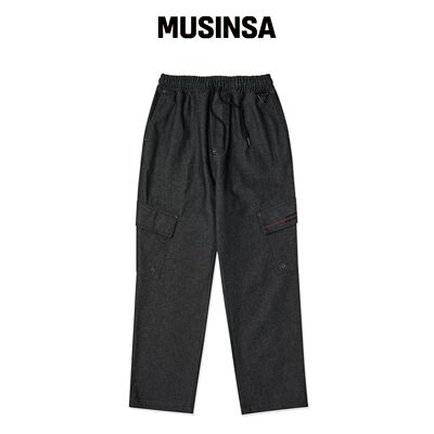 POLLUTION [POLLUTION] 牛仔 jogger 工装裤韩国官网直邮进口