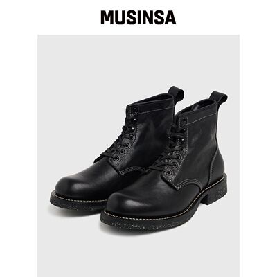 LOSTGARDEN UNIFORM 黑色工作靴韩国官网直邮进口