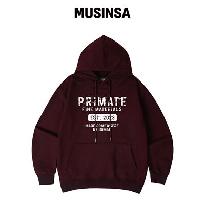 PRIMATE [抓绒/无抓绒] PROPER 宽松版型连帽T恤韩国官网直邮进口