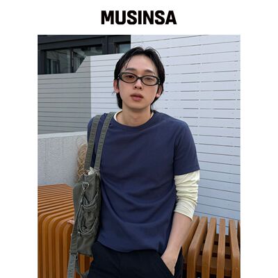MINAV [MINAV X REJAMES] 罗纹 cropped 短袖 T 韩国官网直邮进口