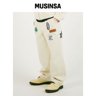 LMC WAPPEN 宽松工作裤 象牙色 MUSINSA韩国官网直邮进口