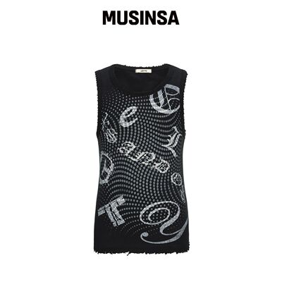 LECYTO Diploma 无袖_[黑色] MUSINSA韩国直邮官方正品