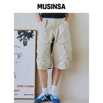 CPGN STUDIO CARGO风格热裤子象牙白 MUSINSA韩国官网直邮进口