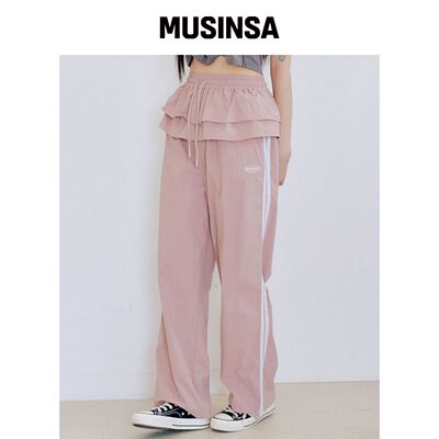 ZEROPLANET 尼龙裙摆训练裤 [PINK] MUSINSA韩国官网直邮进口