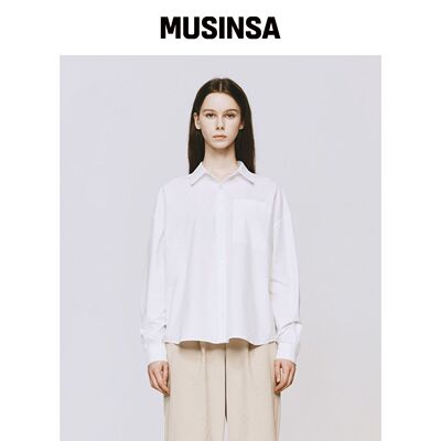 MONOPHOBIA 带生切线的COTTON衬衫韩国官网直邮进口MUSINSA