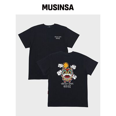 ARTISTWEAR [ATW X RUYSI] 海太短袖T恤_BK MUSI韩国官网直邮进口