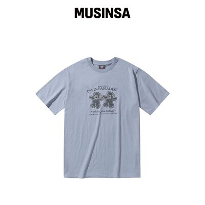 TEDDYISLAND PARRA 短袖 SKY 蓝色 MUSINSA韩国官网直邮进口
