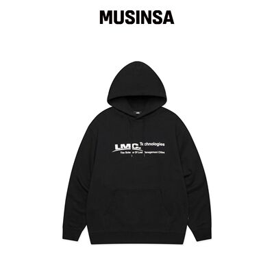 LMC TECHNOLOGIES 黑色连帽卫衣韩国官网直邮进口MUSINSA