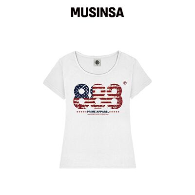 PRIMATE APPAREL 女款 U领修身短袖T恤 6种颜色韩国官网直邮进口