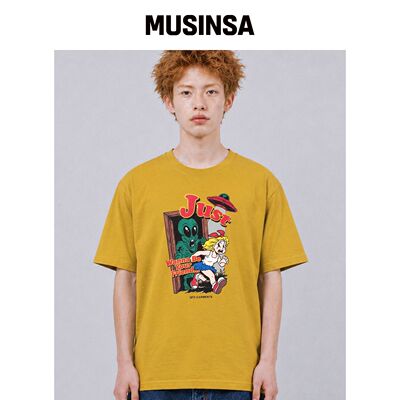 QT8 GARMENTS LB 想要洗的T恤（黄色）韩国官网直邮进口