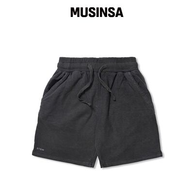 STIGMA 拼接内外染色短裤炭灰色 MUSINSA韩国直邮官方正品