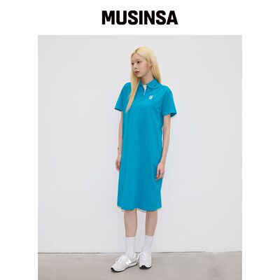 BEENTRILL NEWYORK POLO 背带裤长款连衣裙（青 韩国官网直邮进口