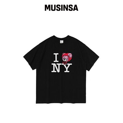 BERNI I LOVE NEW YORK 半高领T恤（VLACK）韩国官网直邮进口