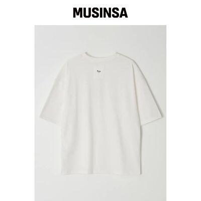 NUS YEI Back Patch 1/2 TEE IVORY韩国官网直邮进口MUSINSA