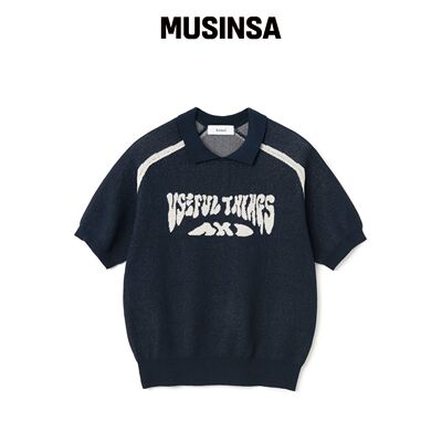 KNITTED COOLEVER Varsity 卡文具针织 NAVY MUS韩国官网直邮进口
