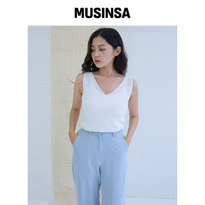 LARTIGENT MTOF4 套装 针织 无袖上衣（白色）韩国官网直邮进口