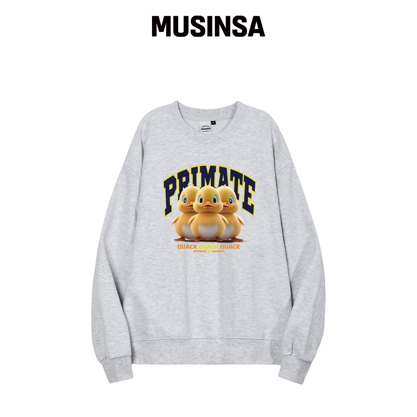 PRIMATE QUACK 宽松版型卫衣 5种颜色 MUSINSA韩国直邮官方正品