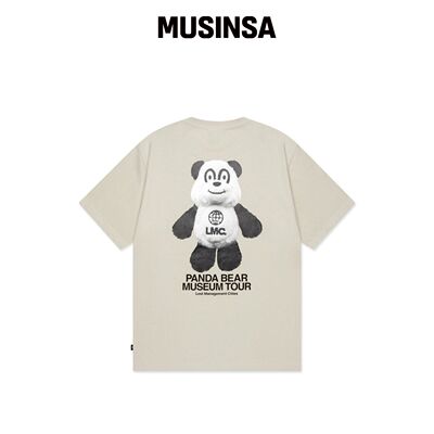 LMC PANDA BEAR MUSEUM TOUR TEE 沙色韩国官网直邮进口MUSINSA
