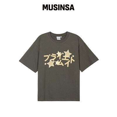 PRIMATE SOFT 宽松版型短袖T恤 5种颜色韩国官网直邮进口MUSINSA