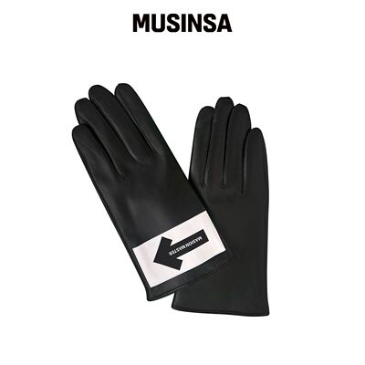 MAISON MASTER SKYN 女士黑色羊皮手套 MUSINSA韩国直邮官方正品