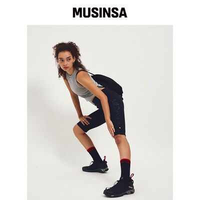 MENASOO RUNNING CREW FLOGGER FIT 长筒袜（黑 韩国官网直邮进口