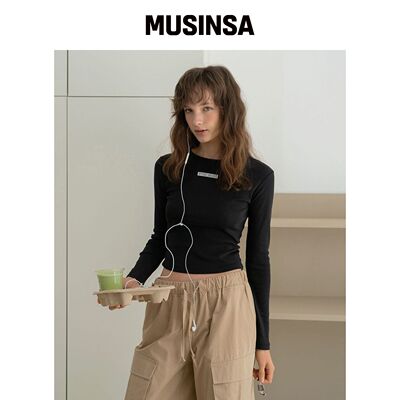 APPAREL ARCHIVE Fair 长袖T恤 - 黑色韩国官网直邮进口MUSINSA
