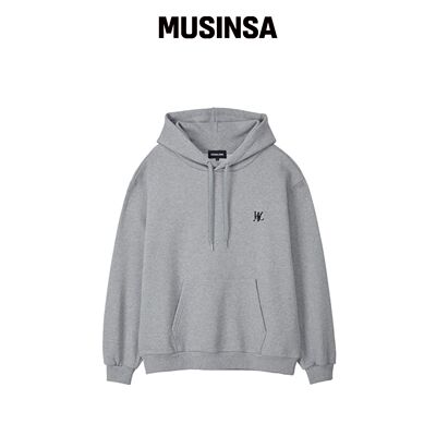 WOOALONG GREY 标志性标准连帽卫衣 MUSINSA韩国直邮官网直邮进口