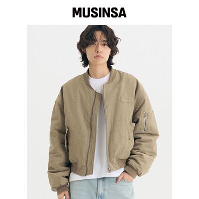 THEN OUR MA-1 短款夹克 (土褐色) MUSINSA韩国官网直邮进口